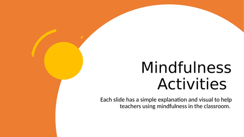 Mindfulness Activities PPT | Teaching Resources