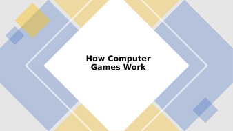KS1 - What are Computer Games | Teaching Resources