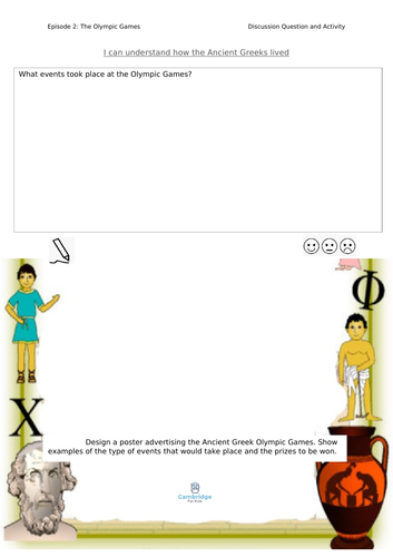 Ancient Olympic Games | Distance Learning | Audio & Comprehension ...