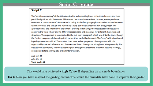 Introduction to AS/A Edexcel English Literature Coursework | Teaching ...