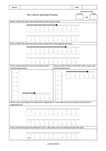 KS4 GCSE Physics AQA P8 1 Vectors and Scalars Lesson Bundle | Teaching ...