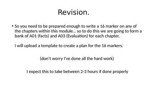 AQA Attachment 16 Mark Revision | Teaching Resources AQA Attachment 16 Mark Revision | Teaching Resources