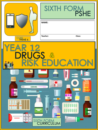 KS5 PSHE Workbook - Y12 Drugs Education | Teaching Resources