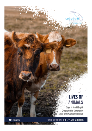 The Lives of Animals - Novel Study English Resources | Teaching Resources