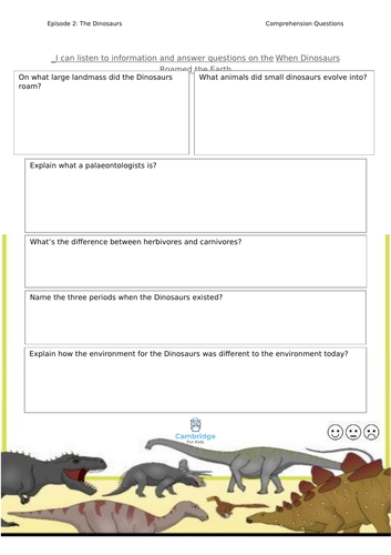 What is a Dinosaur? | Distance Learning | Audio & Comprehension ...