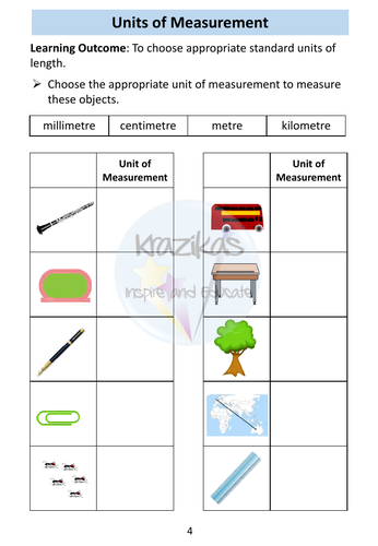 Measure - AQA Entry Level 2 Maths Workbook | Teaching Resources