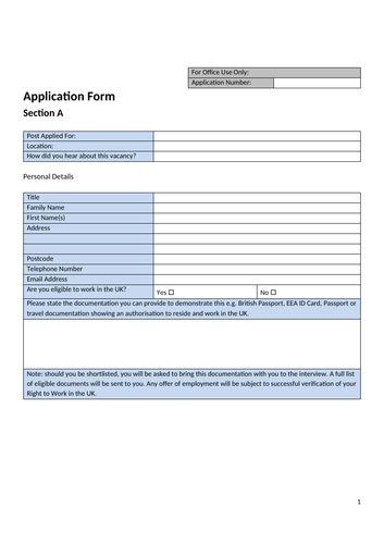 BTEC Business Level 3 - Unit 8 Recruitment & Selection Process ...