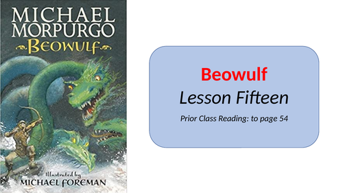 Beowulf by Micheal Morpurgo - Year 3 and 4 - Whole Class Reading ...