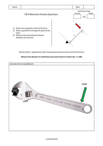 KS4 GCSE Physics AQA P8 Forces in Balance - 27 WS and 24 MS Only Bundle ...