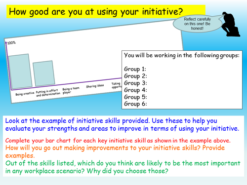 Careers - Taking Initiative | Teaching Resources