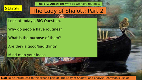 KS3 (7/8/9) The Lady of Shalott Bundle | Teaching Resources