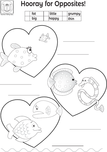 Hooray for Fish Opposites | Teaching Resources