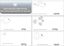 Hooray for Fish Rhyming Words | Teaching Resources