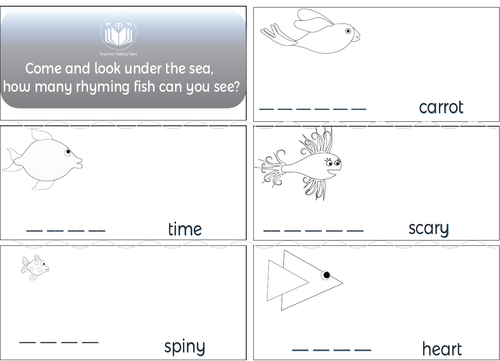 Hooray for Fish Rhyming Words | Teaching Resources