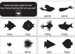 Hooray for Fish Rhyming Words | Teaching Resources