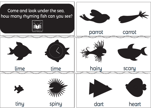 Hooray for Fish Rhyming Words | Teaching Resources