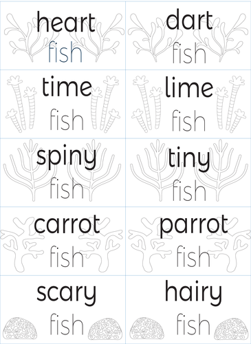 Hooray for Fish Rhyming Words | Teaching Resources