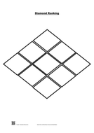 Diamond 9 (nine) Template and Activity | Teaching Resources