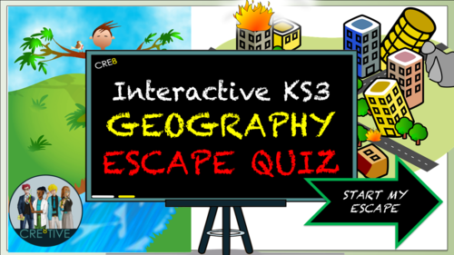 KS3 Geography Revision Escape Quiz | Teaching Resources