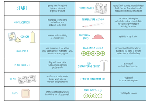 Contraception - Loop Game (KS3/4) | Teaching Resources