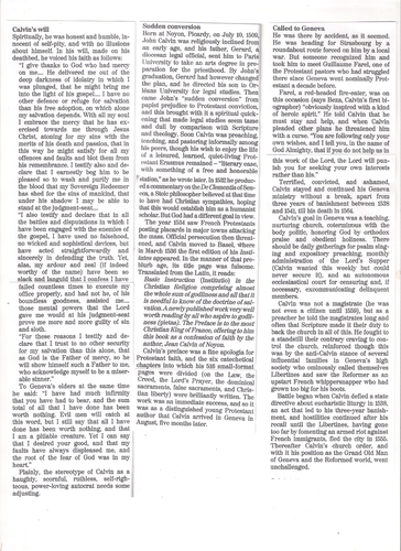 John Calvin (1509-1564) and Calvanism | Teaching Resources