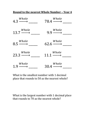 Fractions & Decimals Worksheets - Year 4 | Teaching Resources