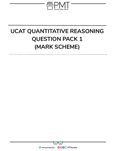 UCAT (UKCAT) Pack | Teaching Resources