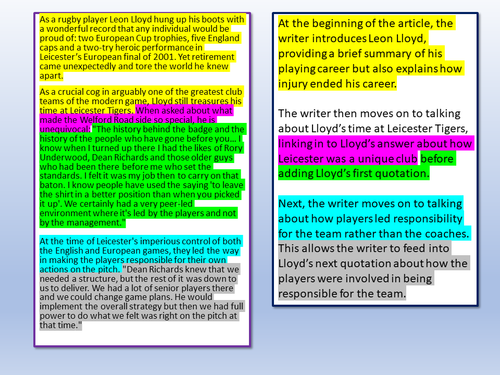English KS3 Article Writing | Teaching Resources