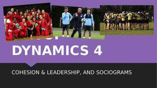 Unit 6 - Sports Psychology (Group Dynamics - LA: B) Unit of Work ...