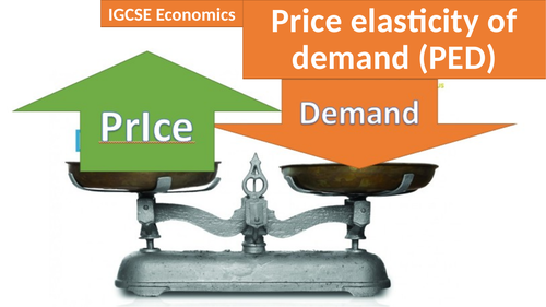 Price elasticity of demand (PED) 'ppt' - IGCSE Economics | Teaching ... Price elasticity of demand (PED) 'ppt' - IGCSE Economics | Teaching ...