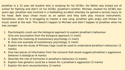 BTEC Applied Psychology Unit 1 - Approaches | Teaching Resources