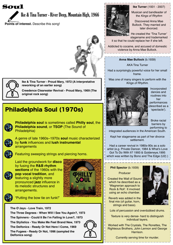 EDUQAS A Level Music Rock and Pop Worksheets | Teaching Resources