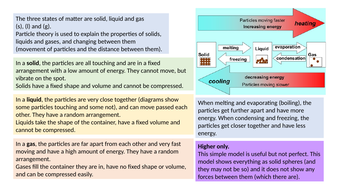 Knowledge organiser AQA C3 Bonding and structure comb/sep/H/F ...