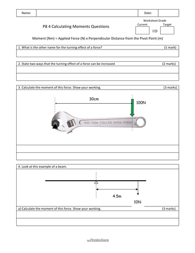 KS4 GCSE Physics AQA P8 Forces in Balance Physics Only 3PPTS 9WS 9MS ...