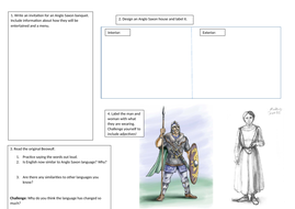 Anglo Saxon-Information and tasks KS3 | Teaching Resources