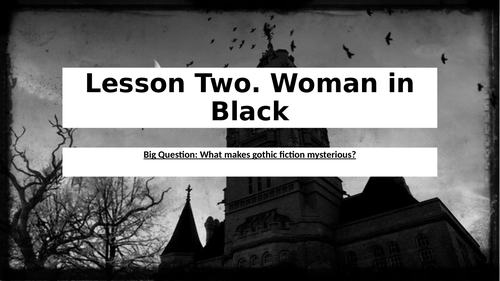 Gothic fiction home learning/ e-learning. 13 Lessons. KS3 | Teaching ...