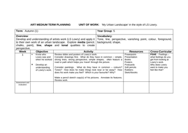 Lowry KS2 Art unit with PPT and plans | Teaching Resources