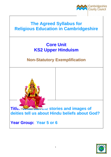 RE KS2 Hinduism unit | Teaching Resources