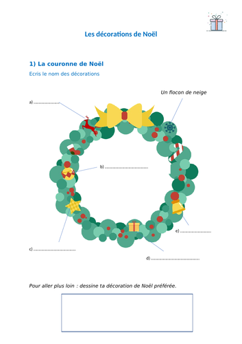 Christmas - Noël - French activities | Teaching Resources
