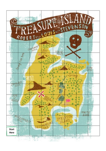 Spanish directions Treasure Island Map (@home) | Teaching Resources
