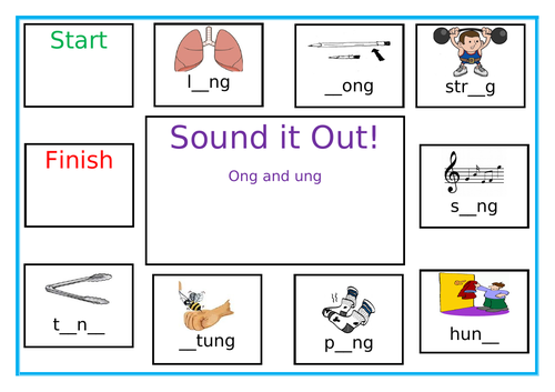 Sound It Out Phonics Board Game | Teaching Resources