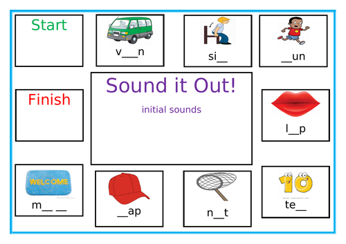 Sound It Out Phonics Board Game | Teaching Resources