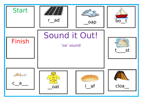 Sound It Out Phonics Board Game | Teaching Resources