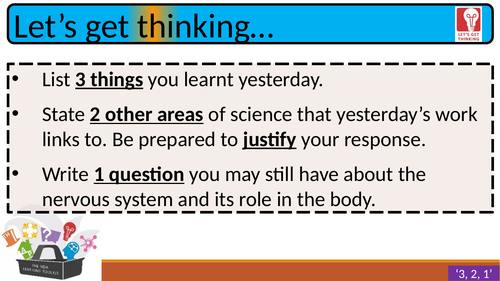 Human Nervous System (OUP B10) FULL UNIT | Teaching Resources