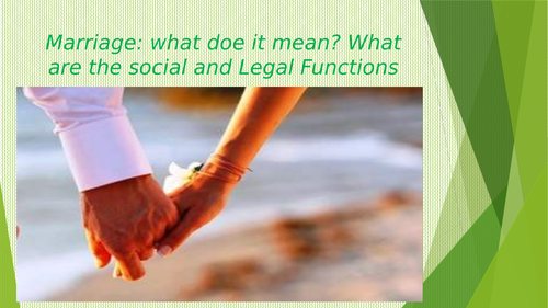 Marriage:Meaning, Functions and Types of Marriages | Teaching Resources