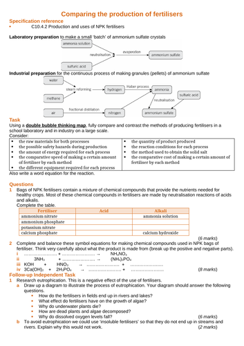 C15 OUP Using Resources (AQA Triple) | Teaching Resources