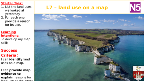 National 5 coasts: Mapping Land use | Teaching Resources