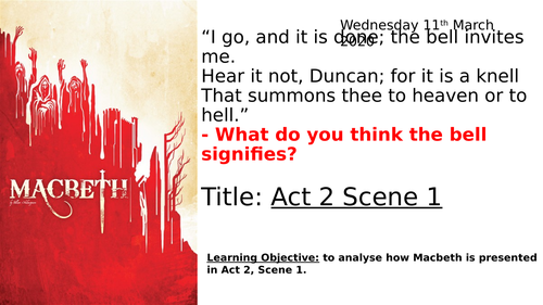 Macbeth: Act 2 | Teaching Resources