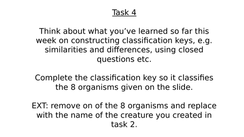 Year 6 Science Classification Living Things and Their Habitats ...