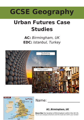 Case Study Booklet and Mark Scheme: Istanbul and Birmingham | Teaching ...